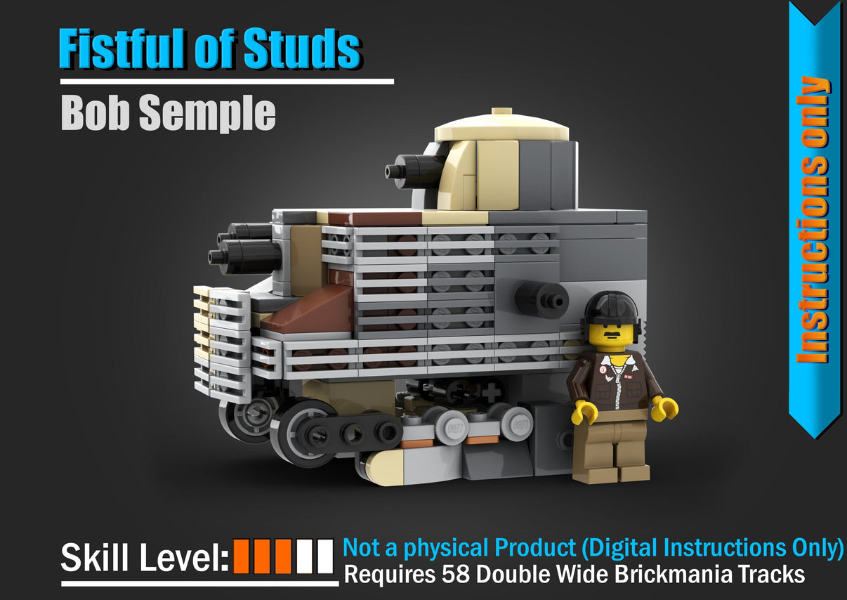 Bob Semple - DIGITAL INSTRUCTIONS ONLY (No Physical Kit, No Bricks Inc ...