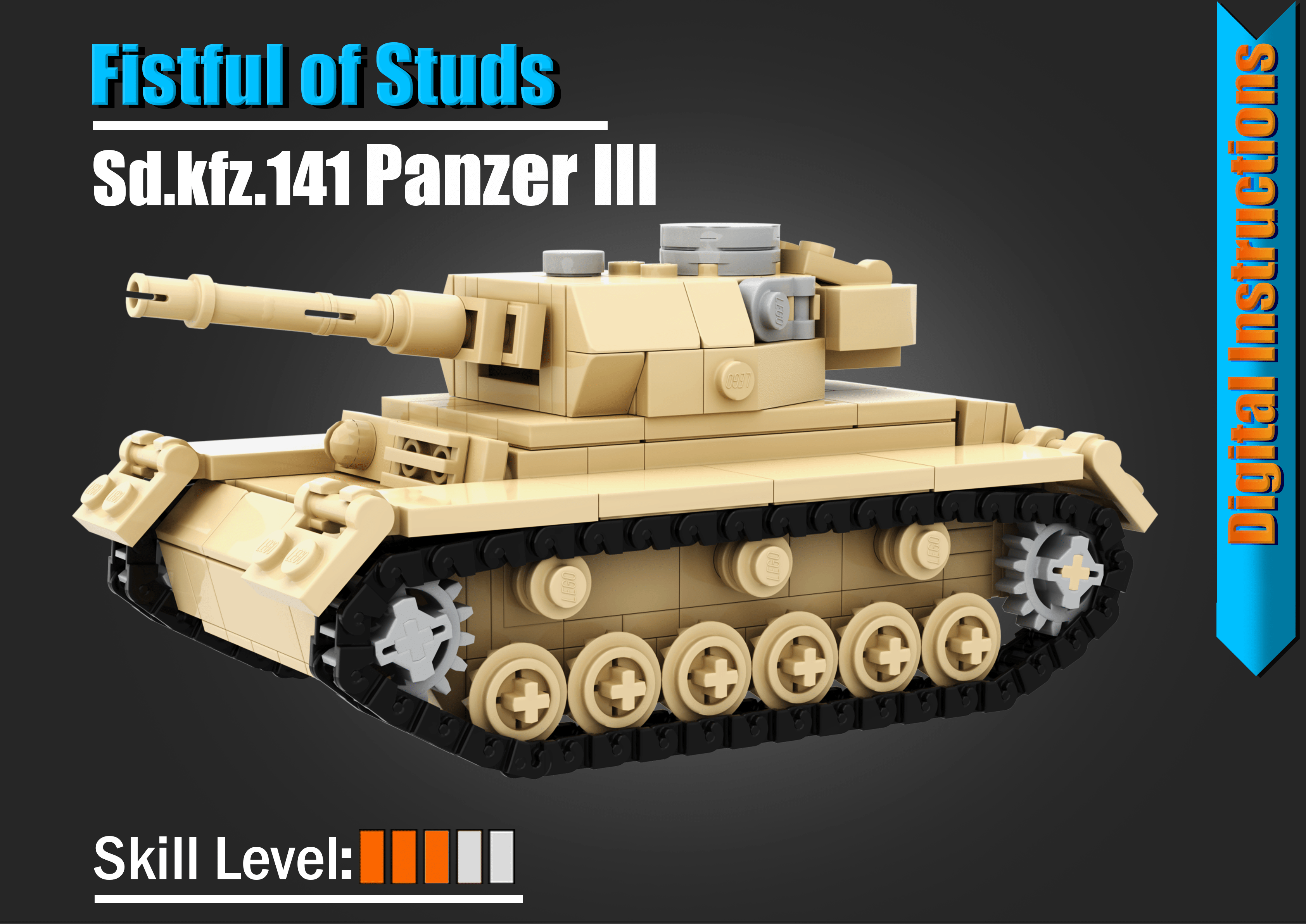 Sd.Kfz.141 Panzer III Ausf.G - Digital Instructions – Fistful of Studs
